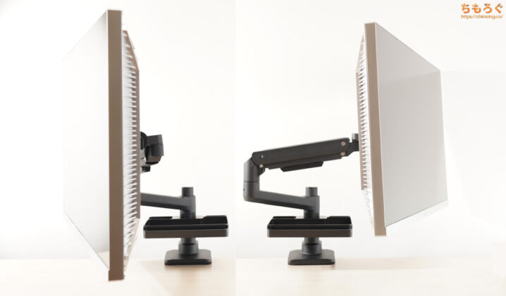 iggy LS112レビュー：予算1万円で買える高コスパなガス式モニターアームを試す | ちもろぐ